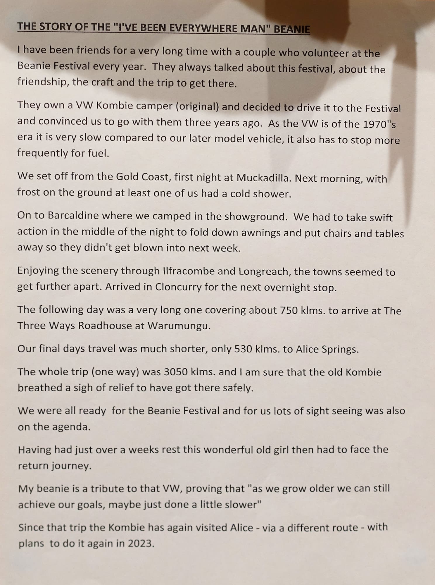 “I’VE BEEN EVERYWHERE MAN” – Ausemade